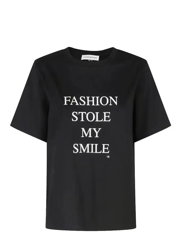 Victoria Beckham Crew-neck T-shirt - Black