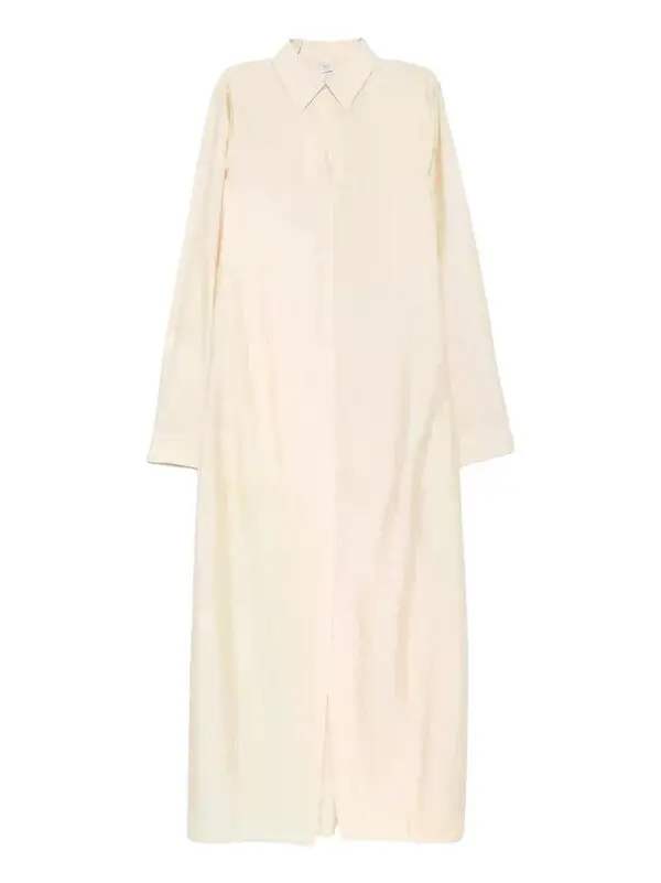 TOTEME Parachute Shirt Maxi Dress - Neutrals