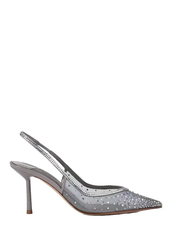 LE SILLA Nicole 80mm Slingback Pumps - Grey