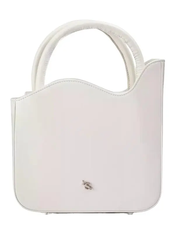 LE SILLA Medium Ivy Leather Bag - White