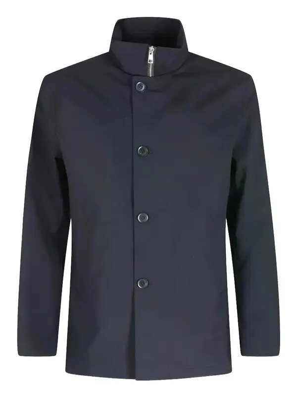 DUNO Solus Button Zip Jacket - Blue