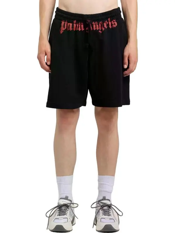Palm Angels Sweat Shorts - Black