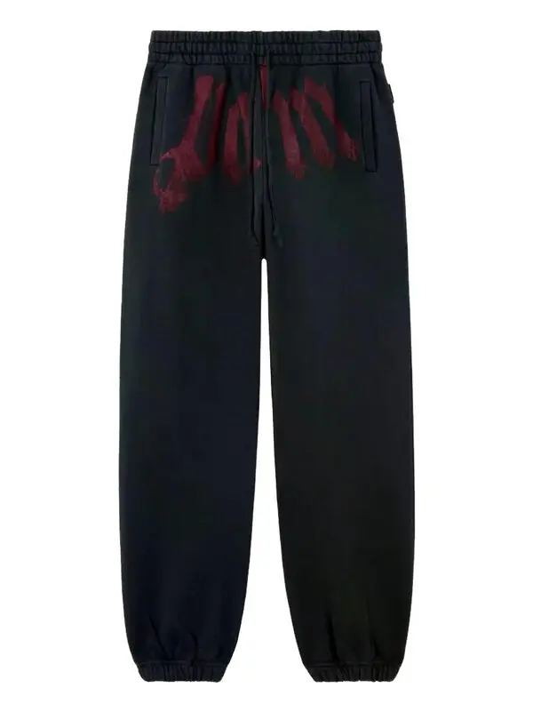 Palm Angels Logo-print Track Pants - Black