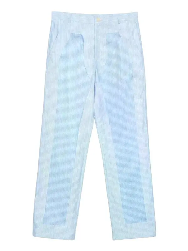 EDWARD CUMING Layered Panelled Trousers - Blue