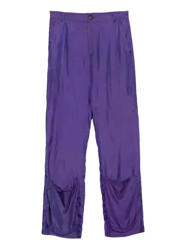EDWARD CUMING Sag Pocket Trousers - Purple