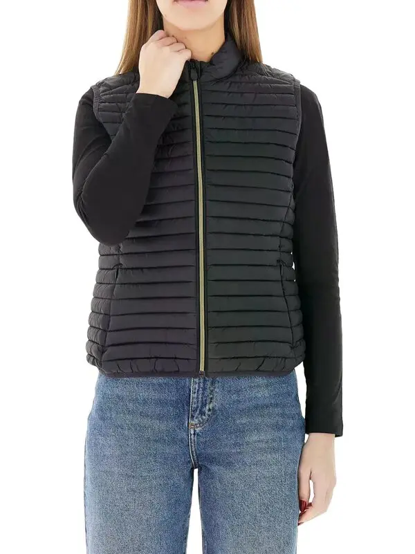 SAVE THE DUCK Quilted Gilet - Black