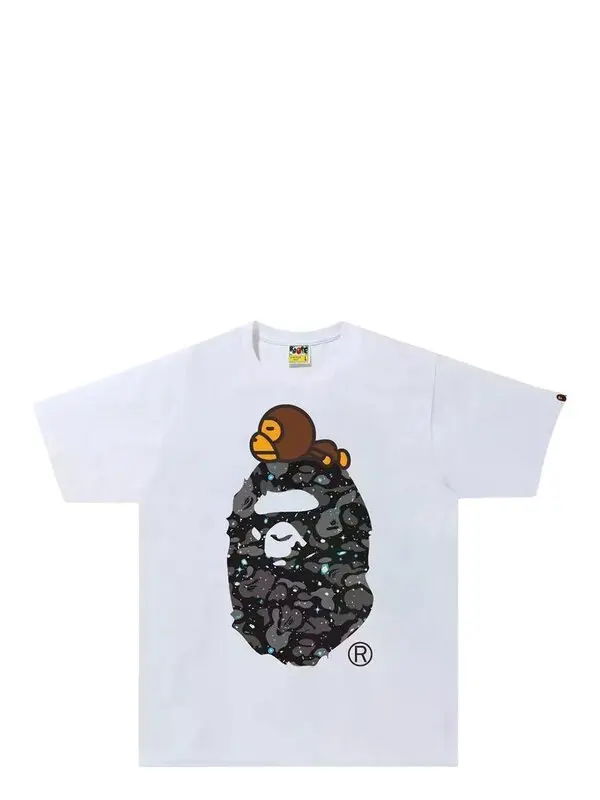 A BATHING APE Milo On Short-sleeves T-shirt - White