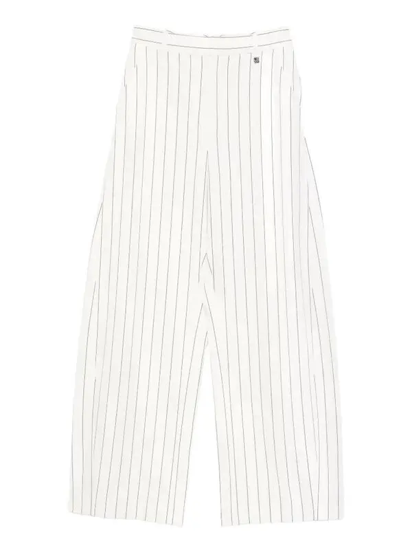Giuseppe Di Morabito Striped Trousers - White