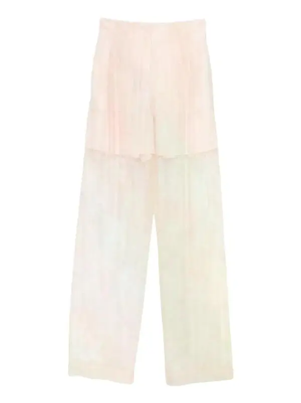Alberta Ferretti Lace Trousers - Pink