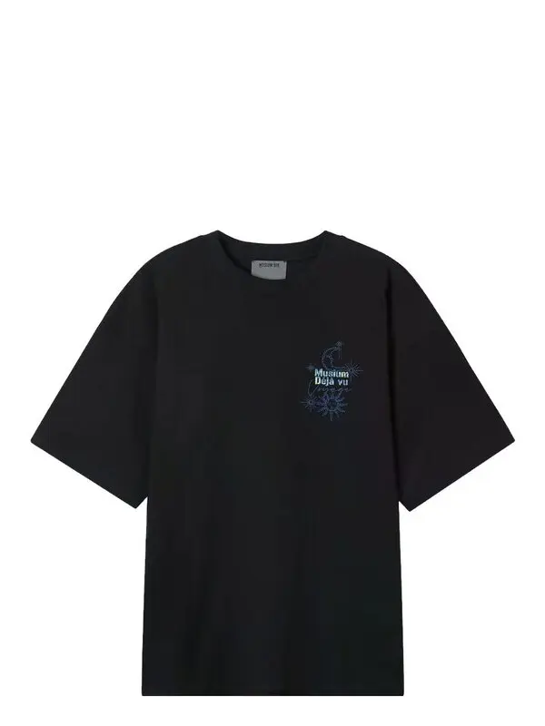 MUSIUM DIV. Graphic-print T-shirt - Black