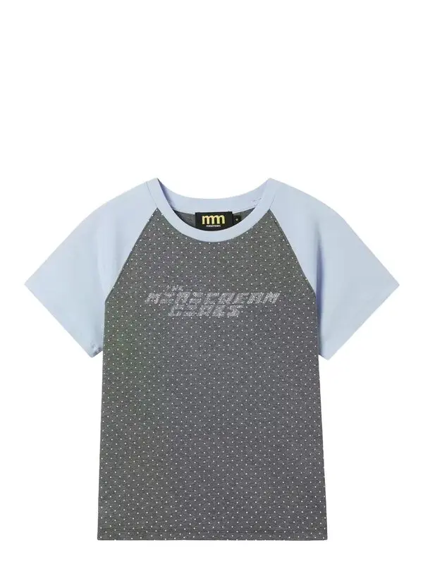 MINI CREAM Polka-dot T-shirt - Grey