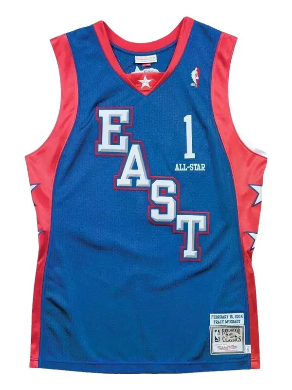 Mitchell & Ness X Nba All-star East 2004 Tracy Mcgrady Top - Blue