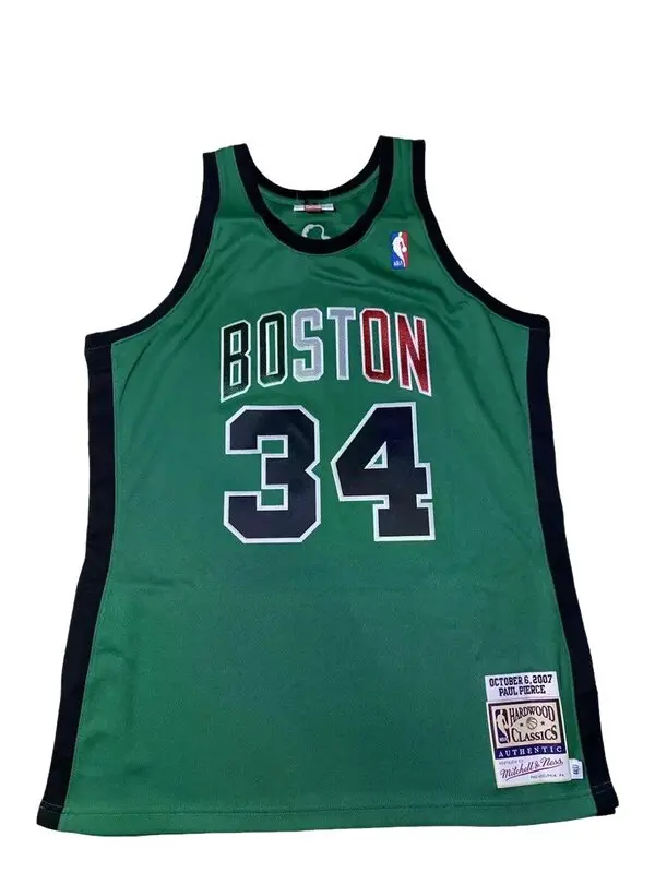 Mitchell & Ness X Nba Paul Pierce Authentic Jersey 2007 Boston Celtics Top - Green