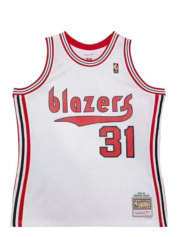 Mitchell & Ness X Nba Portland Trail Blazers Sebastian Telfair Tank Top - White