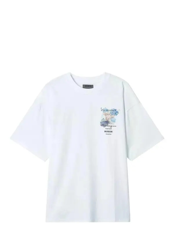 MUSIUM DIV. Graphic-print T-shirt - White