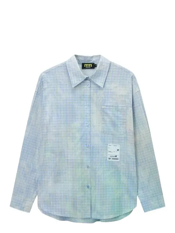 MINI CREAM Checkered Shirt - Blue