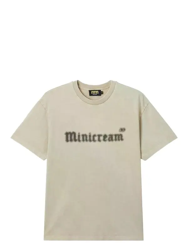 MINI CREAM Logo-print T-shirt - Neutrals