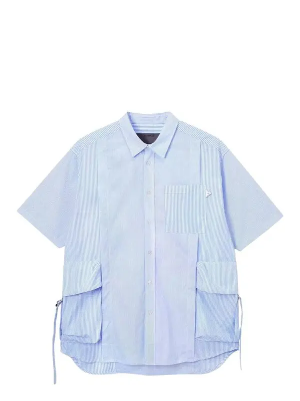 MUSIUM DIV. Cargo-pocket Shirt - Blue