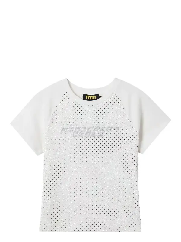 MINI CREAM Polka-dot T-shirt - White