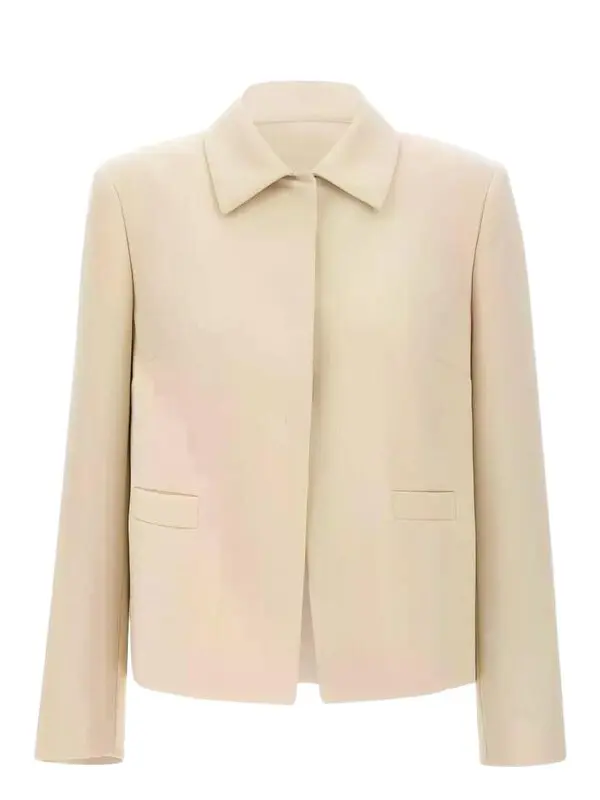 ELENA MIRO` Welt-pocket Jacket - Neutrals