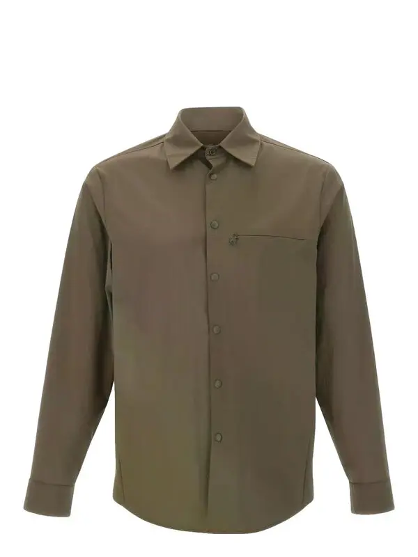 Aspesi Snap-button Shirt - Green
