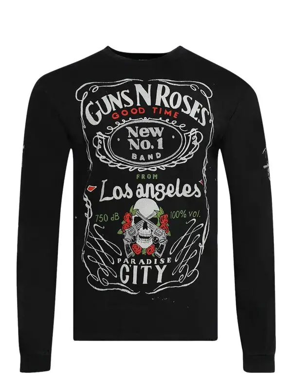 MadeWorn Guns N Roses Graphic T-shirt - Black