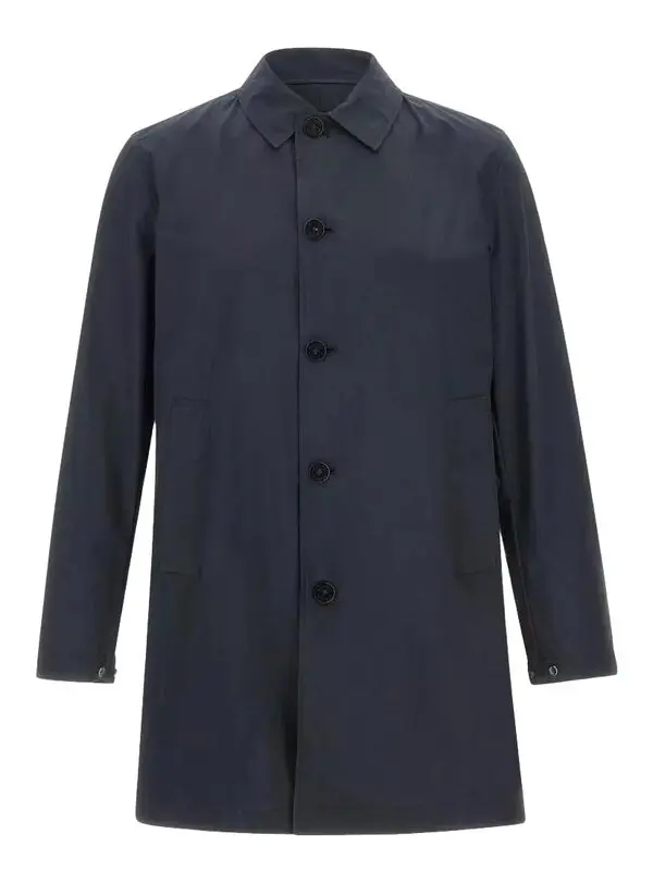 Woolrich Button-front Coat - Blue