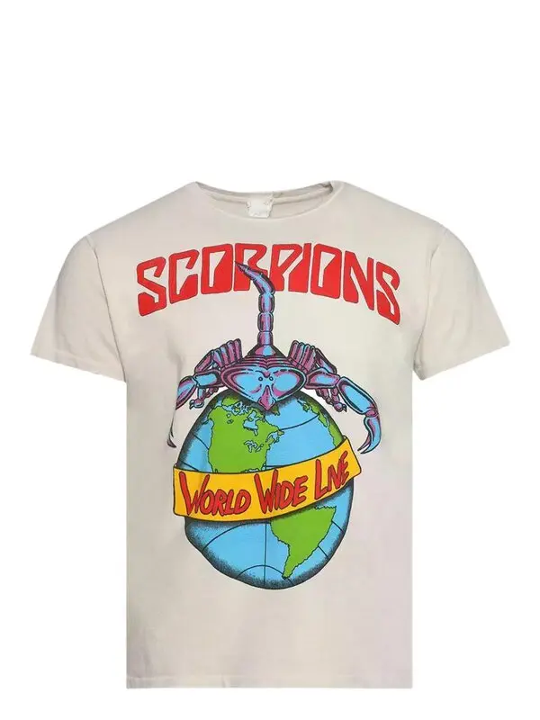 MadeWorn Scorpions Short Sleeved T-shirt - Neutrals