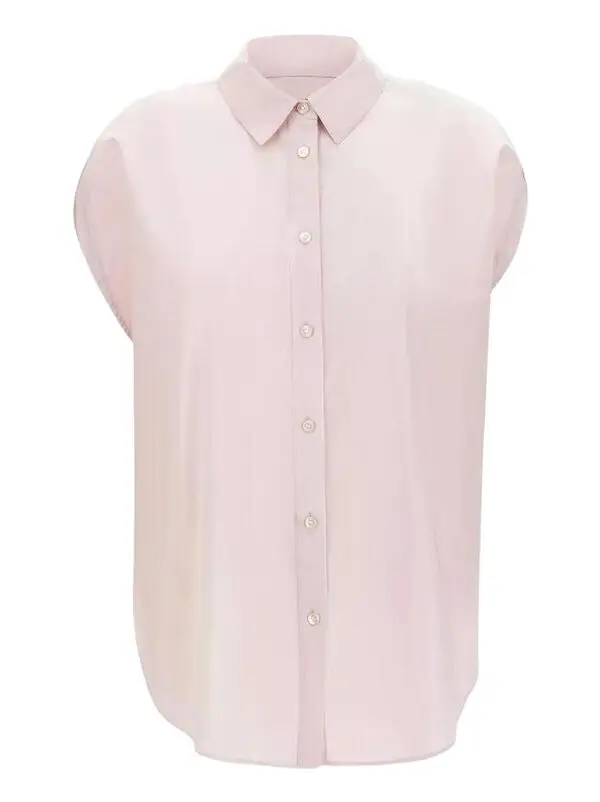 Woolrich Sleeveless Button Down Shirt - Pink