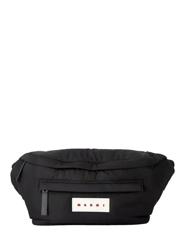 Marni Zip Belt Bag - Black