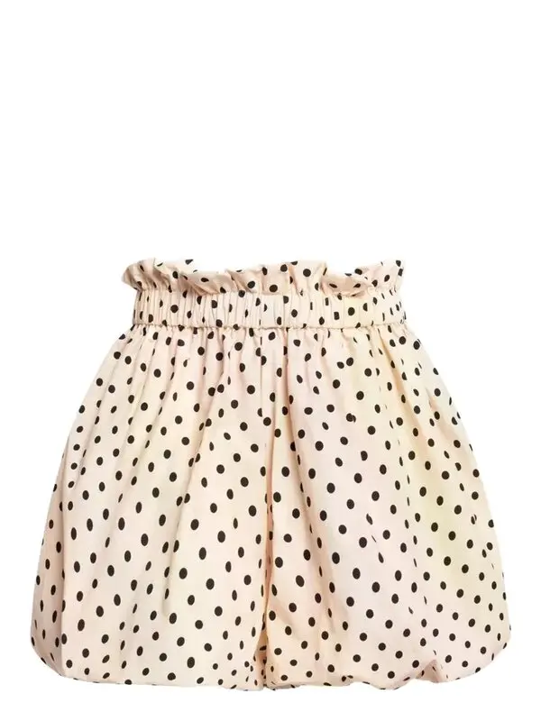 WEILI ZHENG Polka-dot Shorts - Neutrals
