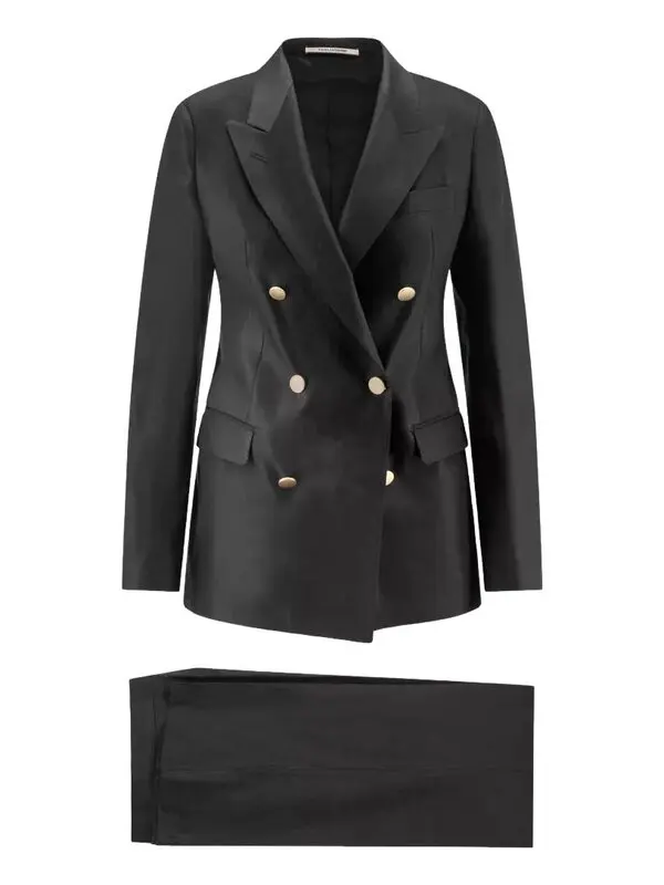 Tagliatore Double-breasted Suit - Black