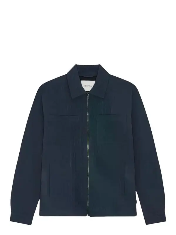 LES DEUX Zip Pocket Jacket - Blue