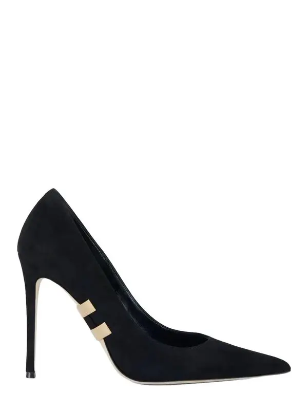 Elisabetta Franchi Pointed Toe Heeled Pumps - Black