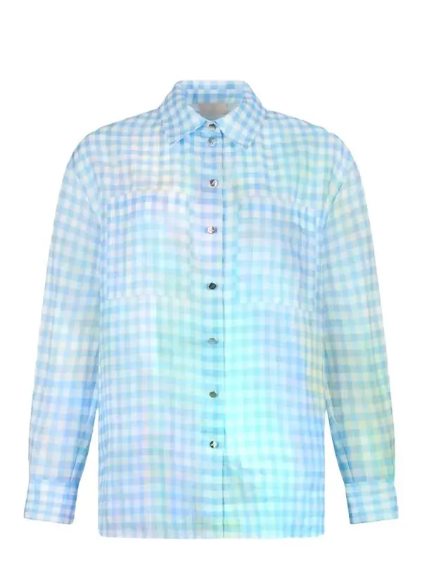 Liu Jo Gingham-check Shirt - Blue