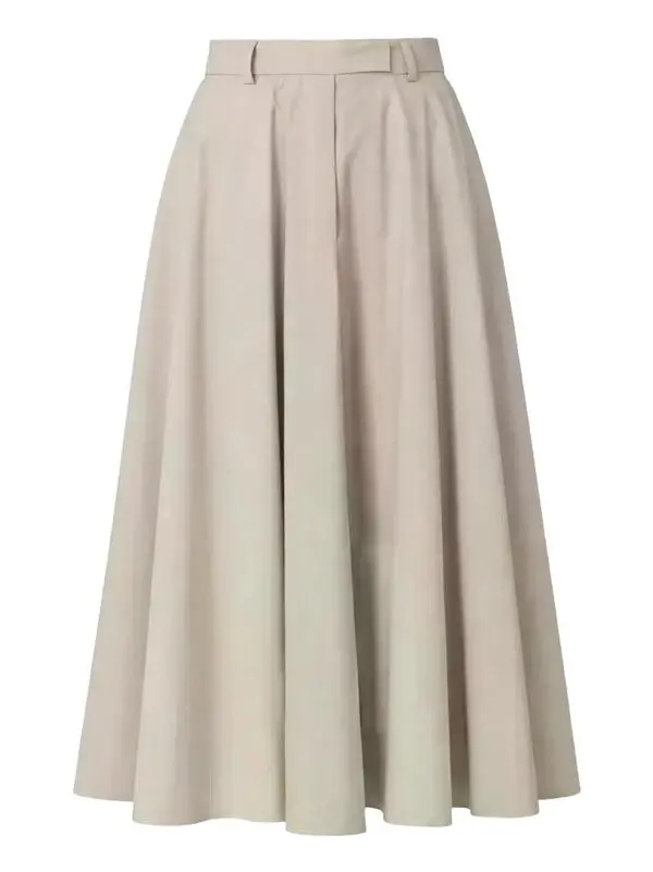 Officine Générale Bertille Pleated Midi Skirt - Grey