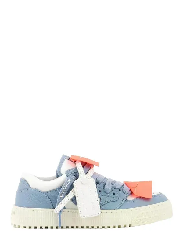 Off-White 3.0 Off Court Logo Patch Sneakers - Blue