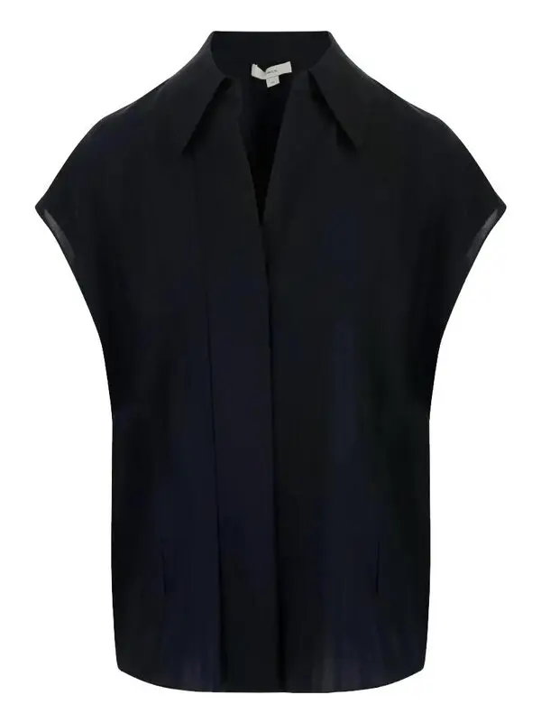 Vince Classic-collar Shirt - Blue