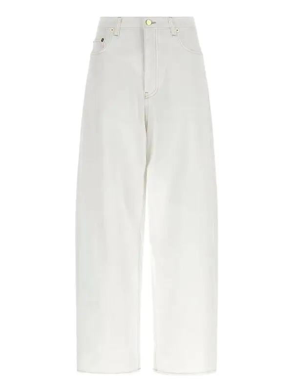 Fabiana Filippi Contrast-stitch Jeans - Neutrals