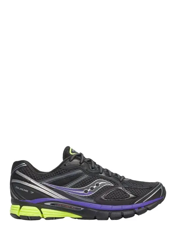 Saucony Progrid Guide Lace Up Sneakers - Black