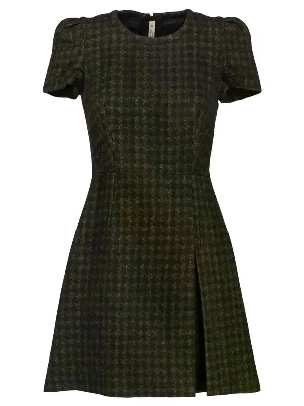 Prada Wool Mini Dress - Black