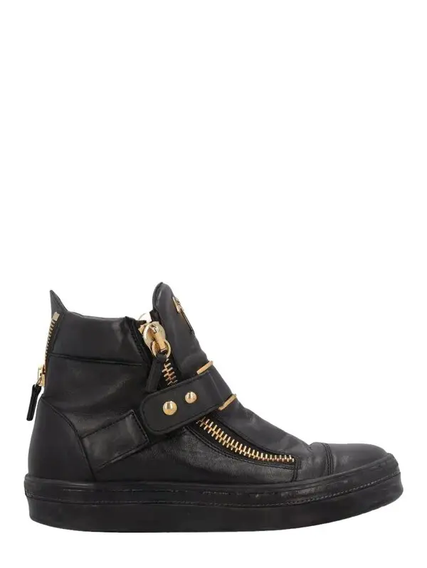 GIUSEPPE ZANOTTI Vintage 1990 Coby High-top Sneakers - Black