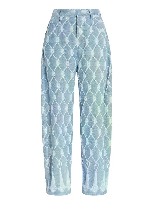 GENNY Patterned Jeans - Blue