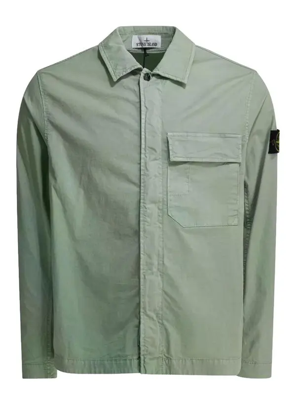 Stone Island Patch Pocket Overshirt - Green