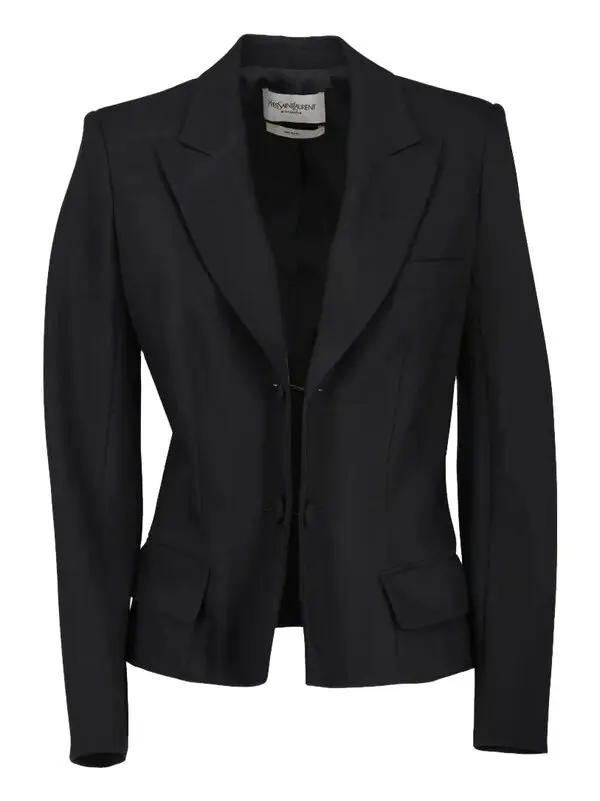 Saint Laurent Single-breasted Blazer - Black