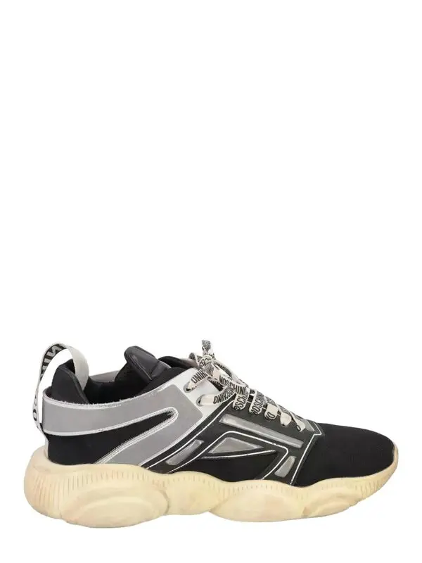 Moschino Colour-block Sneakers - Black