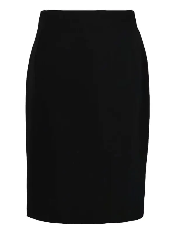 Versace Slit-embellished Skirt - Black