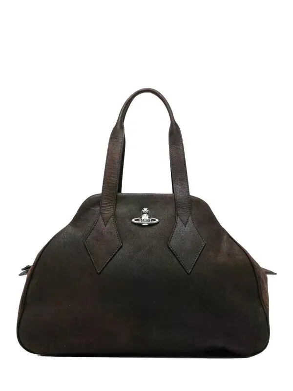 VIVIENNE WESTWOOD Large Yasmine Orb-detail Tote - Brown