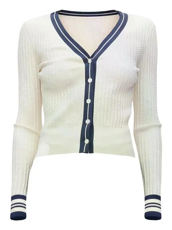 3.1 Phillip Lim V-neck Button Cardigan - White