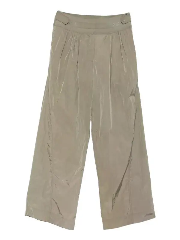 IRO PARIS Wanni Pleated Belt Trousers - Green